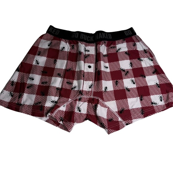 Go Buck Naked | Underwear & Socks | Go Buck Naked Mens Boxer Briefs Red ...